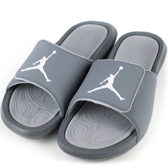 Jordan | Shoes | Nike Air Jordan Hydro 6 Slides Sandals Wolf Grey ...